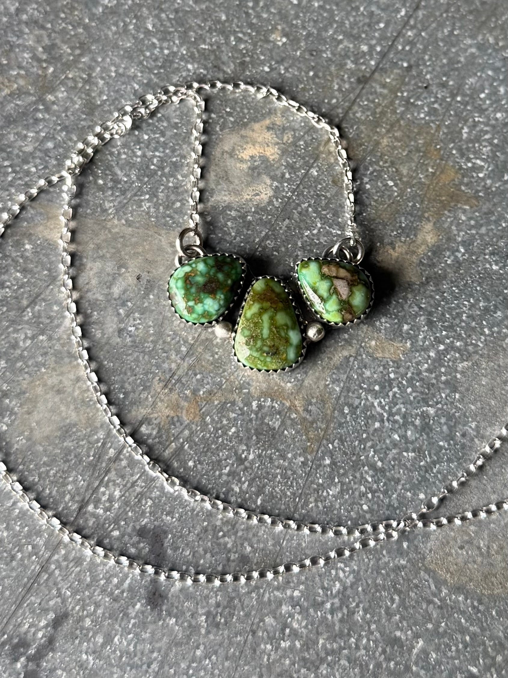 Sonoran Gold Trio Necklace